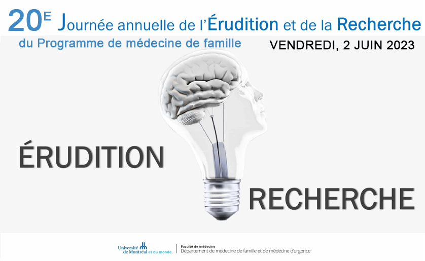 20e Journée annuelle de l’érudition et de la recherche du programme de ...